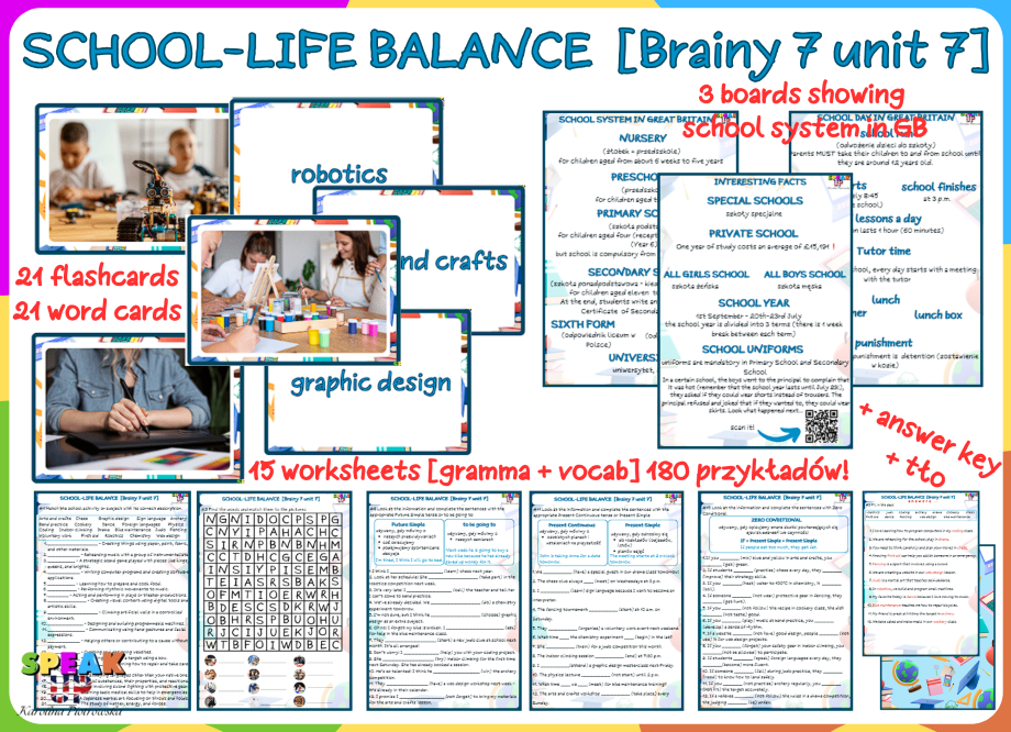 SCHOOL-LIFE BALANCE [Brainy 7 unit 7]