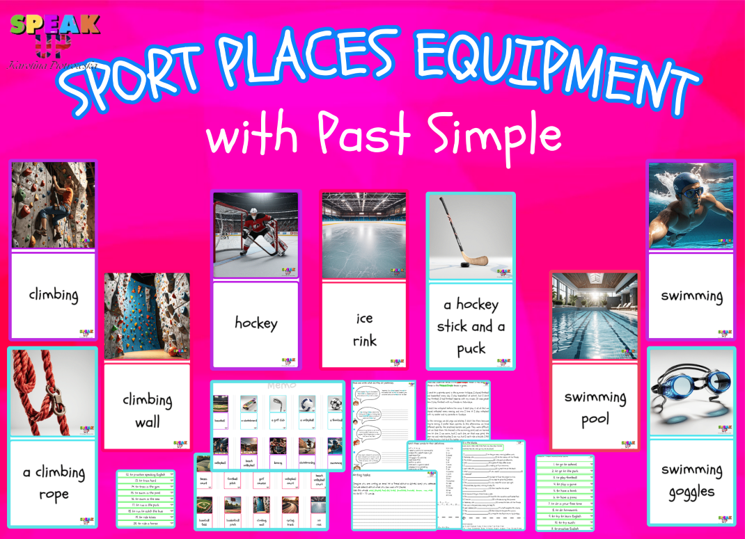 SPORTS PLACES EQUIPENT SET